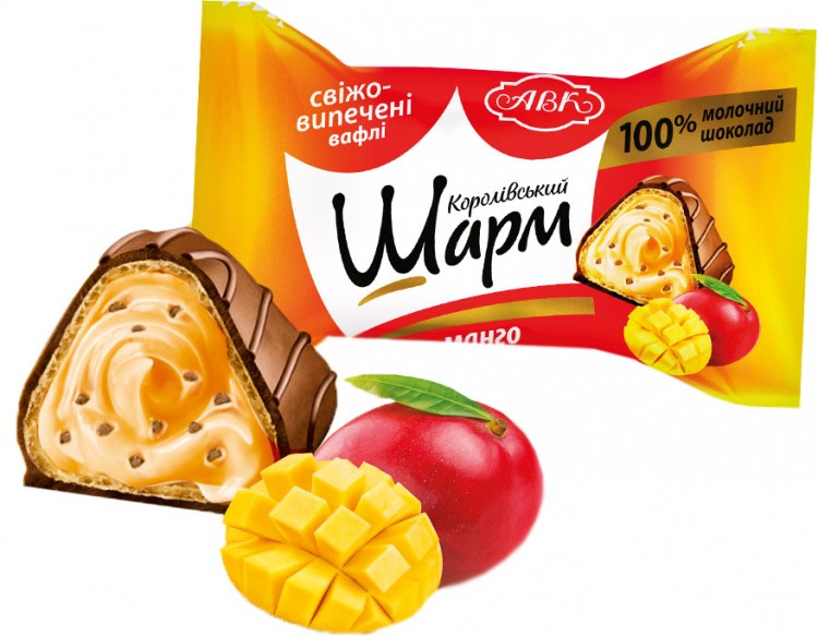 Конфеты АВК Королевский Шарм со вкусом манго — купить в Киеве с ...