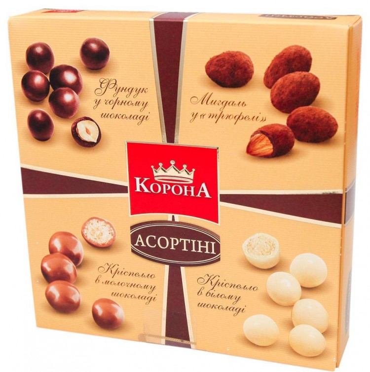 Конфеты-драже Ассортини Корона 150 г — купить в Киеве с доставкой ...